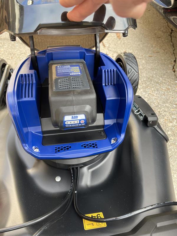 Wild Badger Power Cordless 40-volt, 21-in Self Propelled Battery Walk ...