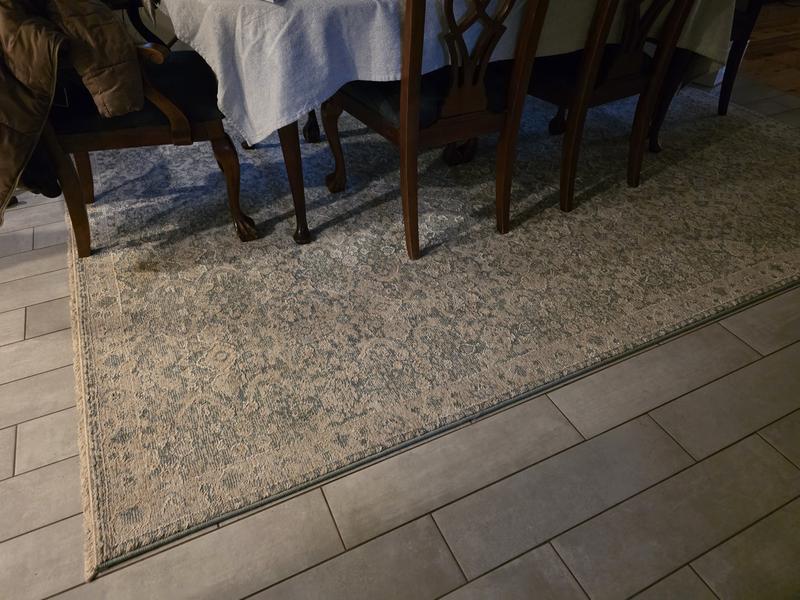 allen + roth Olive Flowers 10 X 13 (ft) Green Indoor Floral/Botanical ...