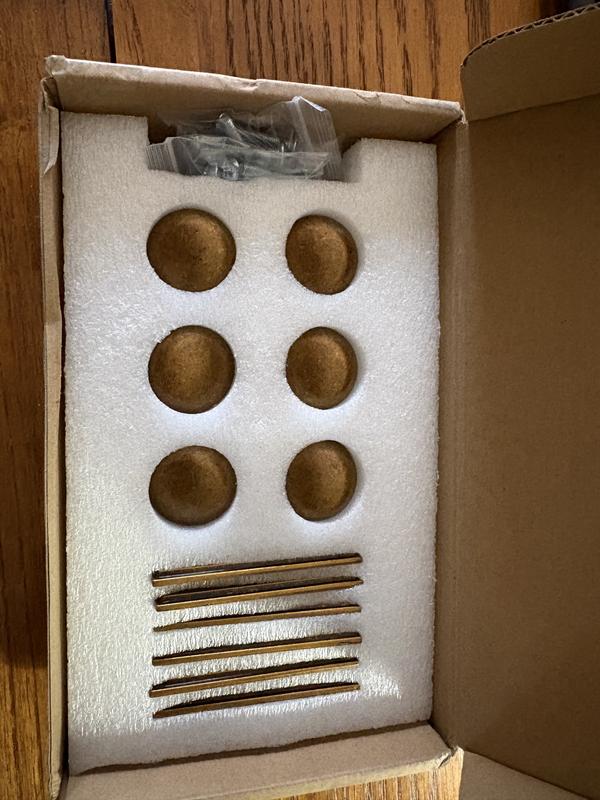 Miaokesen 1-1/5-in Champagne Bronze Mushroom Modern Cabinet Knob 6 ...