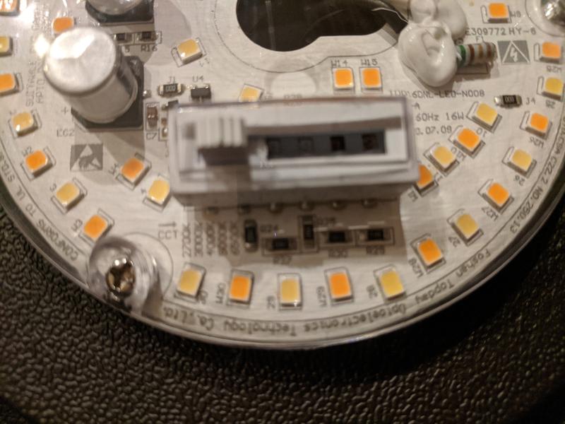 Harbor Breeze Becca 44-in Brushed Nickel with Gray Oak/Light Oak Blades Color-changing Indoor ...