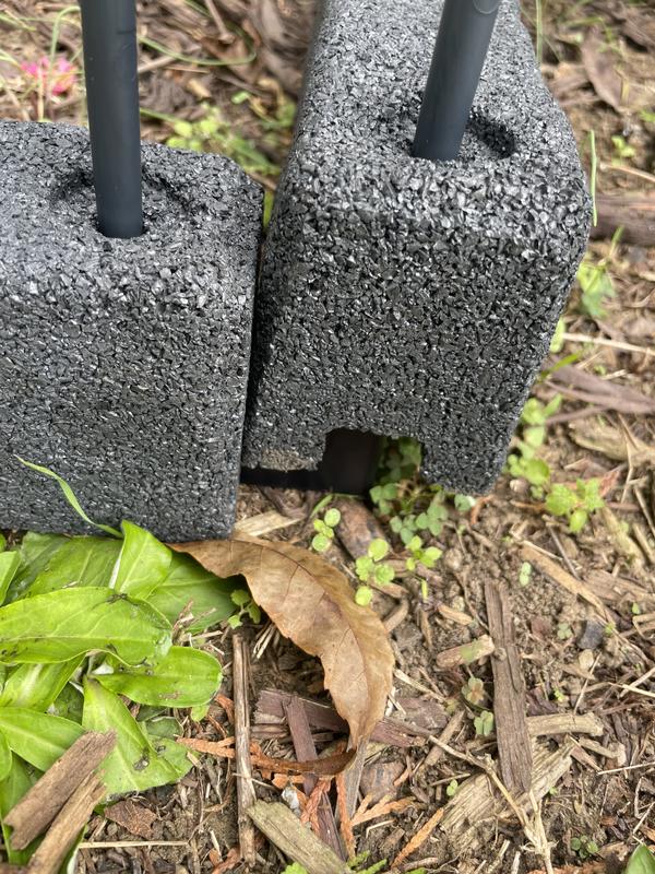 Rubberific 4-ft x 3-in SmartLoc Cobblestone Gray Rubber Landscape ...