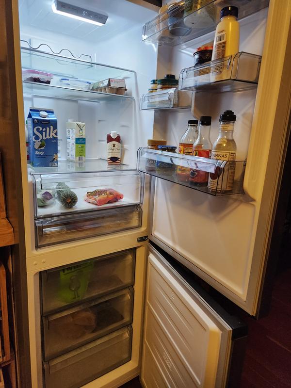 Sharp 11.5-cu ft Bottom-Freezer Refrigerator (Stainless Steel) ENERGY ...