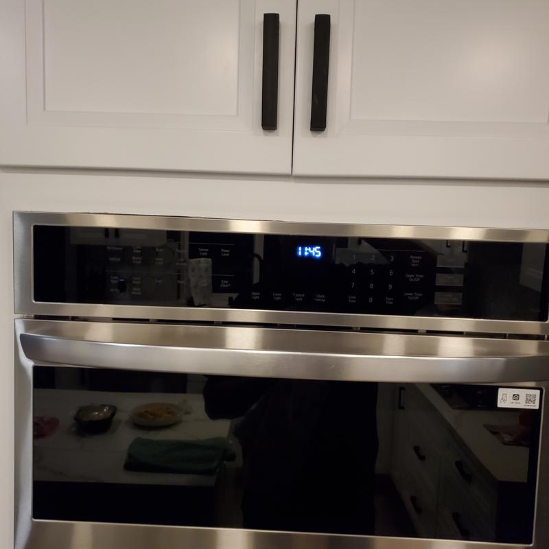 LG 30-in Self-cleaning Convection Oven Air Fry Fingerprint-resistant ...