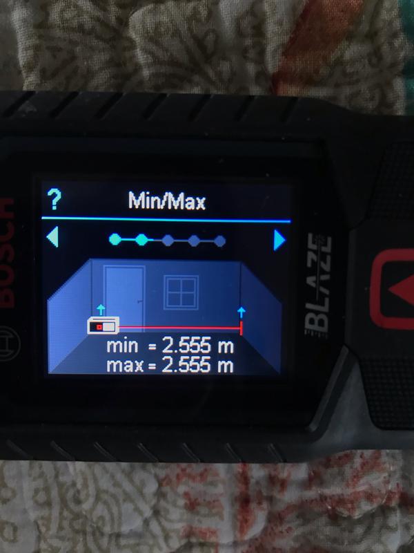 Shop Bosch BLAZE 165-ft Indoor Red Laser Distance Measurer with Backlit Display and Bluetooth ...