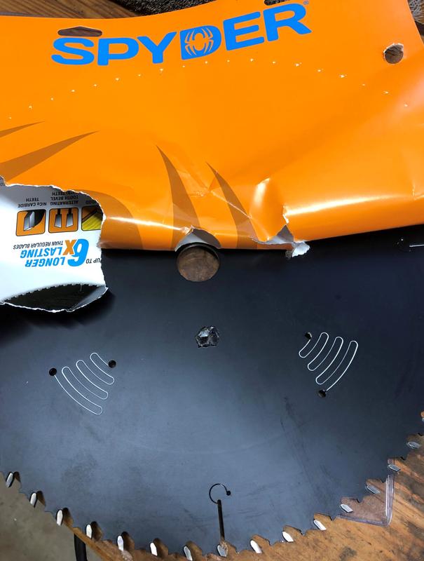 Spyder 12-in 60-Tooth Rough Finish Tungsten Carbide-tipped Steel Miter ...