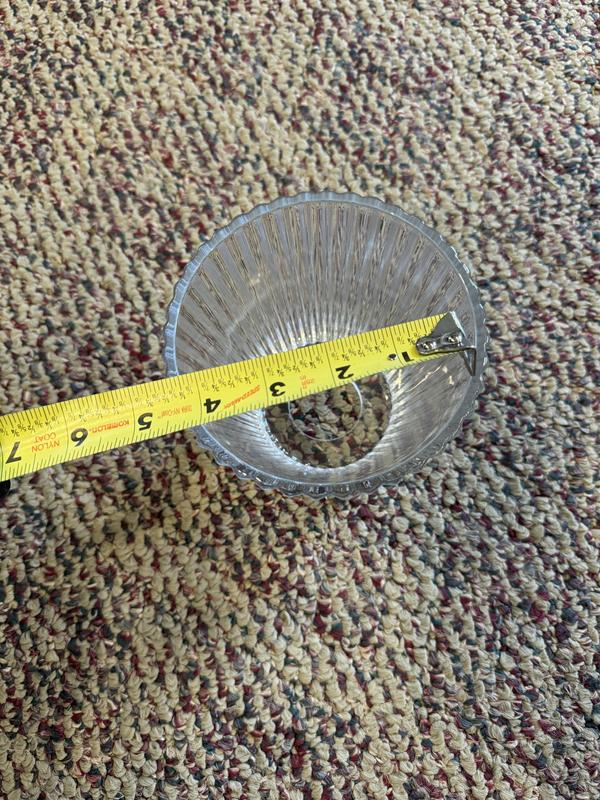 Style Selections 4.7-in x 5-in Cylinder Clear Ribbed Glass Vanity Light ...