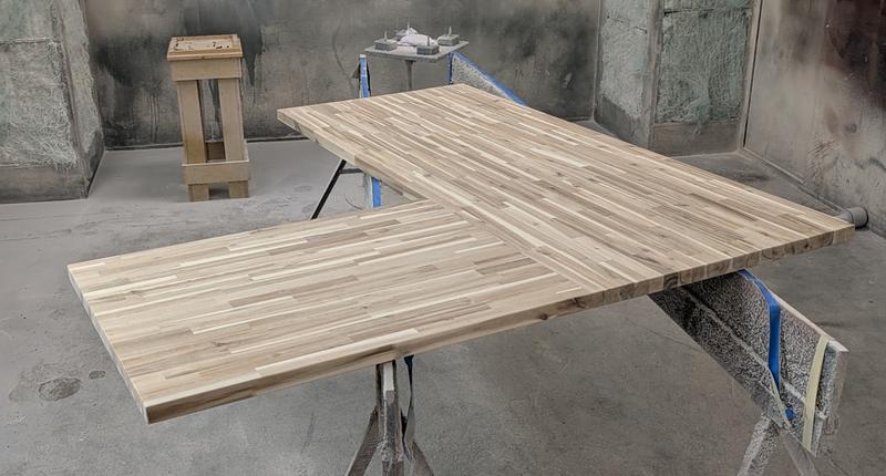 Sparrow Peak Unfinished 4-ft x 30-in x 1.5-in Natural Acacia Wood ...