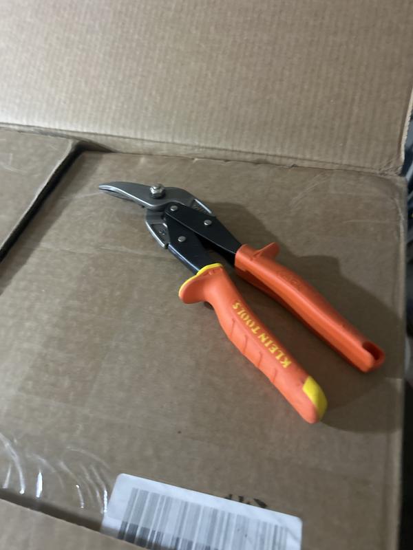 Klein Tools Forged Steel Straight Cut Offset Snips 2402S at Lowes.com