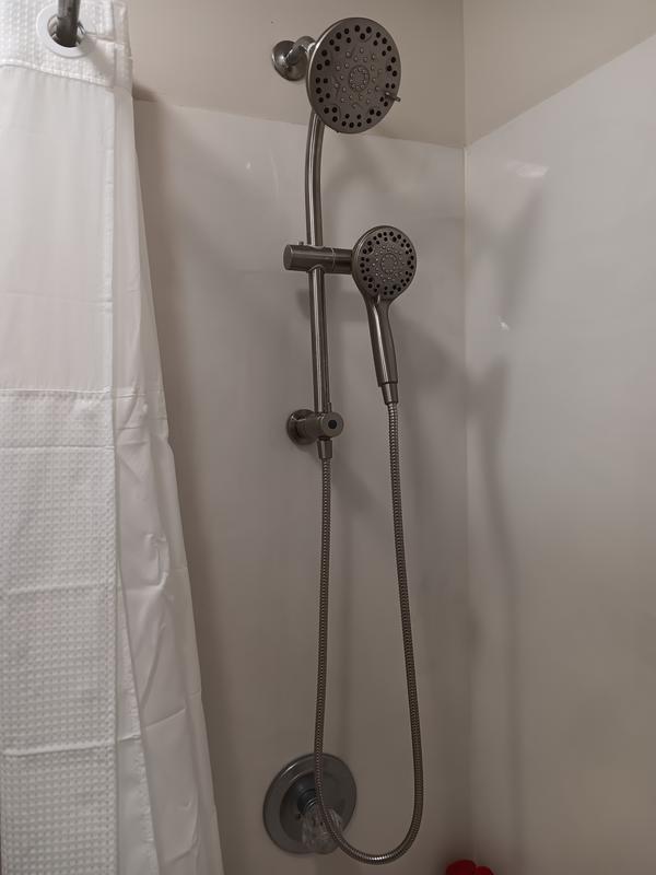 allen + roth Galway Chrome 10.5-in Universal Bathtub/Shower Slide bar ...