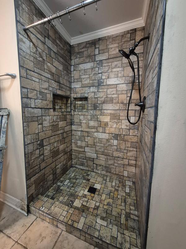 allen + roth Townley Oil rubbed bronze 1-handle Single function 6.0-in ...