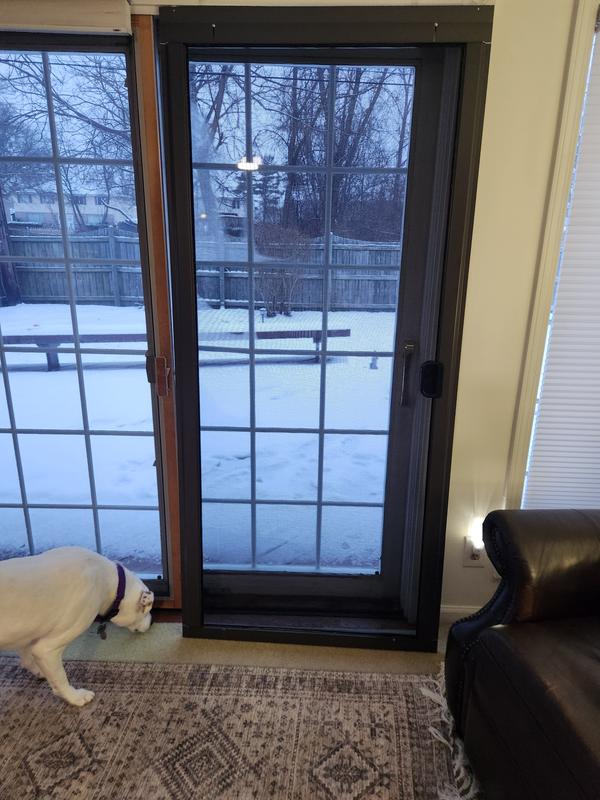 RITESCREEN Patio Doors Universal reversible Sliding Screen door 30-in x ...