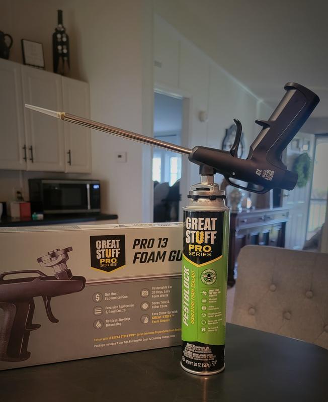 GREAT STUFF PRO 15-Inches Adjustable Flow Control Reusable Spray foam ...