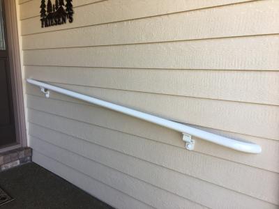 Wolf Handrail 1.9-in x 96-in Copper Vein Painted Aluminum Interior ...