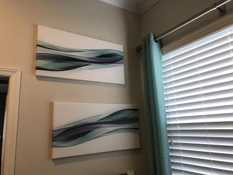 Designart Gold Wood Floater frame 40-Inches H x 30-Inches W Modern ...