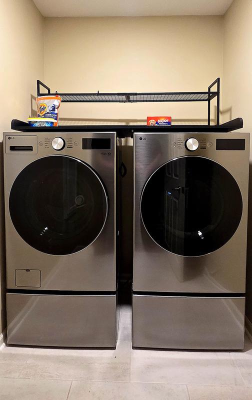 LG Stackable Large ( 5-cu ft ) Front-Load Washer with Steam Cycle ...