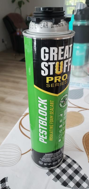 GREAT STUFF PRO Pestblock 20-oz Spray gun Indoor/Outdoor Spray Foam ...