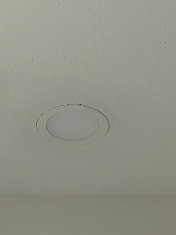 Utilitech White with Bug Light 6-in 1200 -Lumens Switchable white Round ...