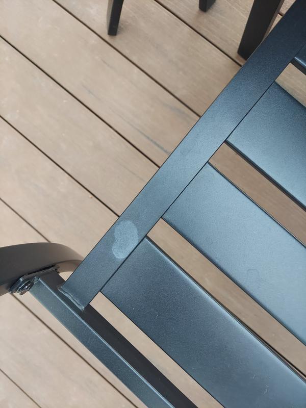 Sunshine Valley Outdoor Table and Chairs 5 -Piece Black Patio Dining ...
