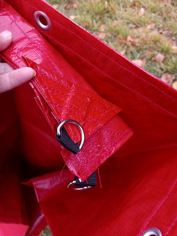 Gorilla 12-ft x 20-ft Red Water Resistant Standard Polyethylene 8-mil ...