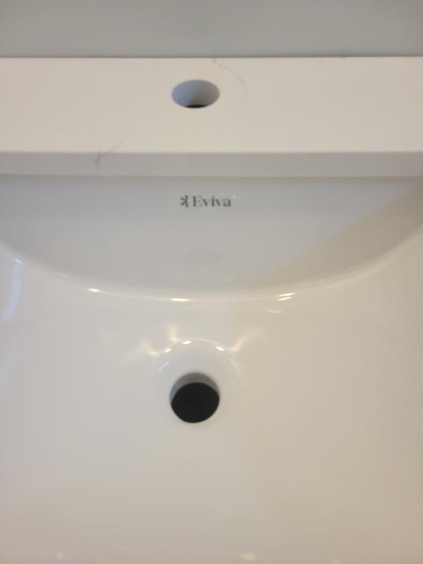 Eviva Happy 24-in Gray Undermount Single Sink Bathroom Vanity with ...