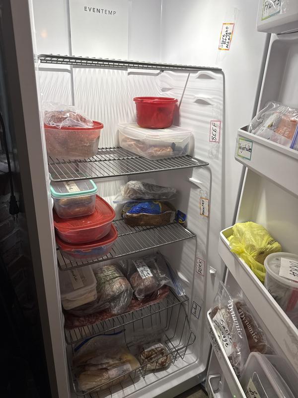 Frigidaire 13-cu ft Garage Ready Frost-free Upright Freezer (Brushed ...