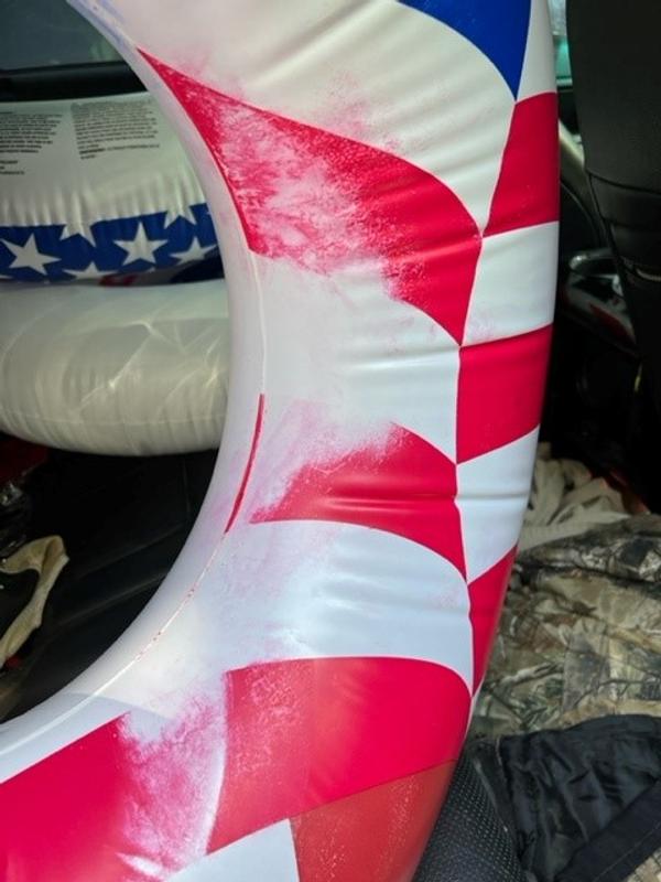 Swimline 36-in x 36-in 1 -Seat Red/White/Blue Inner tube 2 -Pack in the ...