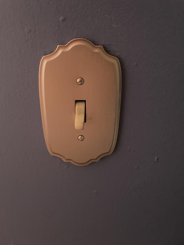 allen + roth Yalden 1-Gang Brushed Nickel Zinc Indoor Toggle Wall Plate ...