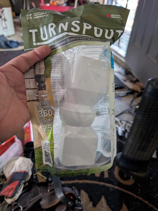 TURNSPOUT Plastic 3-in x Gutter connector in the Gutter Parts ...