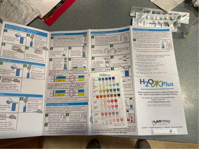 Mosser Lee H2O OK Plus Complete Water Analysis Kit Multi-use Water Test ...