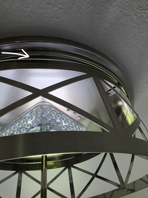 allen + roth Hilton 1 -Light 14-in Matte Black Integrated LED Flush ...