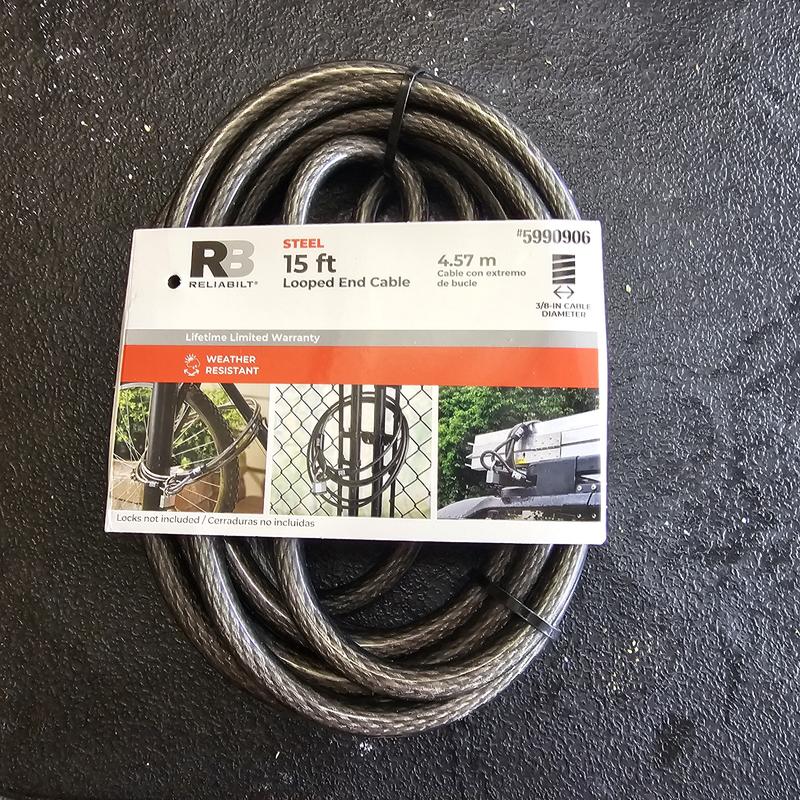RELIABILT Looped End Cable 360-in Cable Lock in the Cable Locks ...