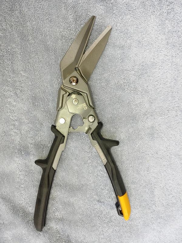 TOUGHBUILT Aviation Offset Alloy Steel Straight Long Cut Offset Snips ...