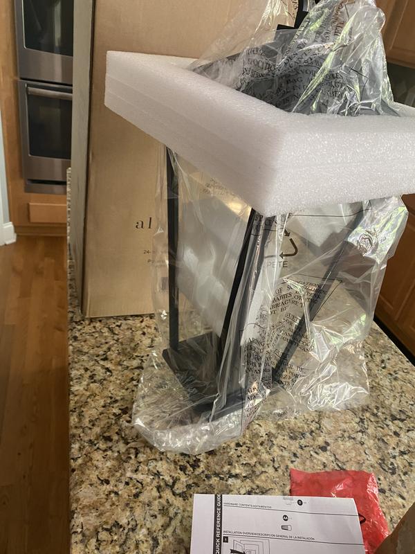 allen + roth Davidson 24.625-in Matte Black Traditional Outdoor Light ...