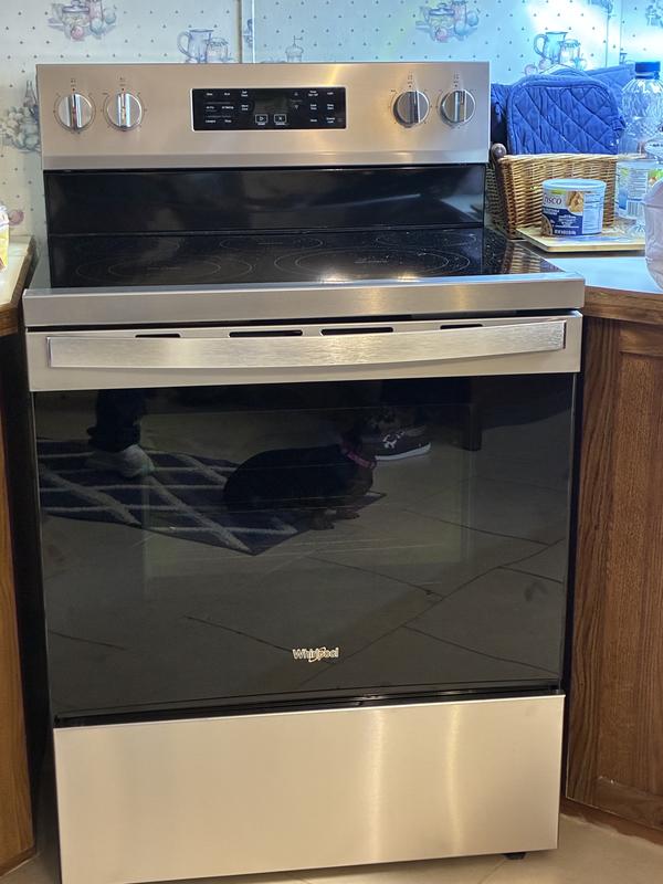 Whirlpool Air Cooking Technology 30-in Glass Top 5 Burners 5.3-cu ft ...