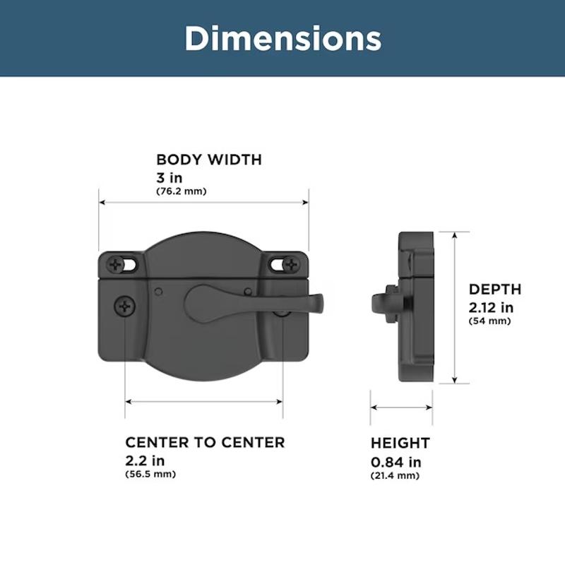 Franklin Brass 2-1/5-in Gold Zinc Sliding Window Sash Lock in the ...