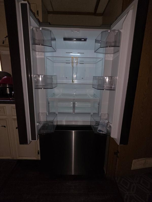 Shop Midea 18.4-cu ft French Door Refrigerator with 30-in Electric ...