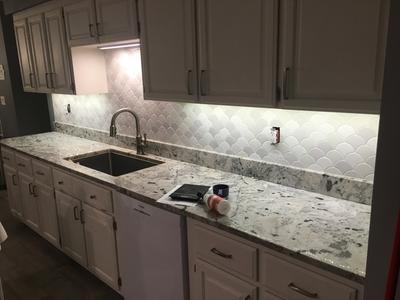 Elida Ceramica Blended Ornamental Scallop 12-in x 12-in Glazed ...