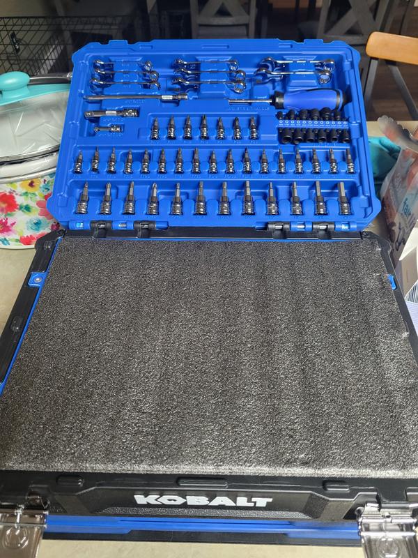 Kobalt 277-Piece Standard (SAE) and Metric Polished Chrome Mechanics ...