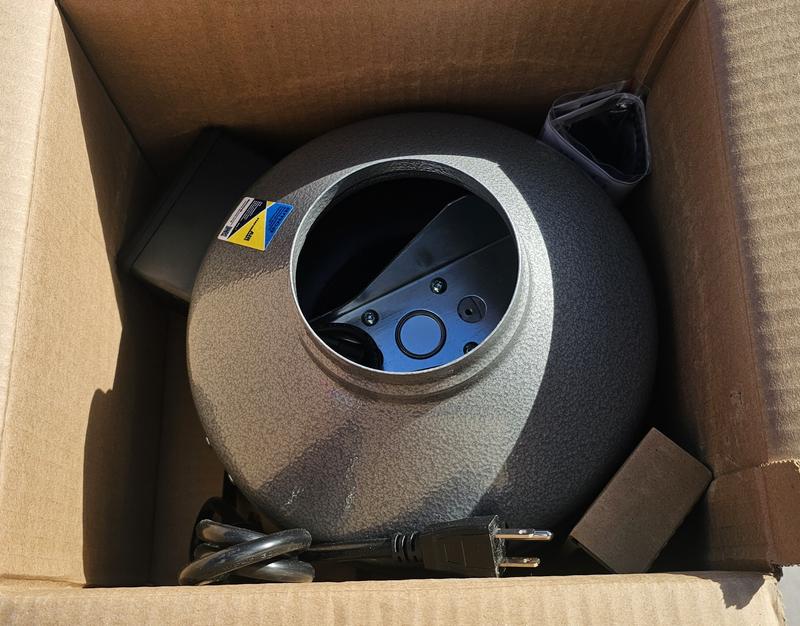 Vortex 4-in dia 198-CFM Galvanized Steel Centrifugal Duct Fan VTX400 at ...