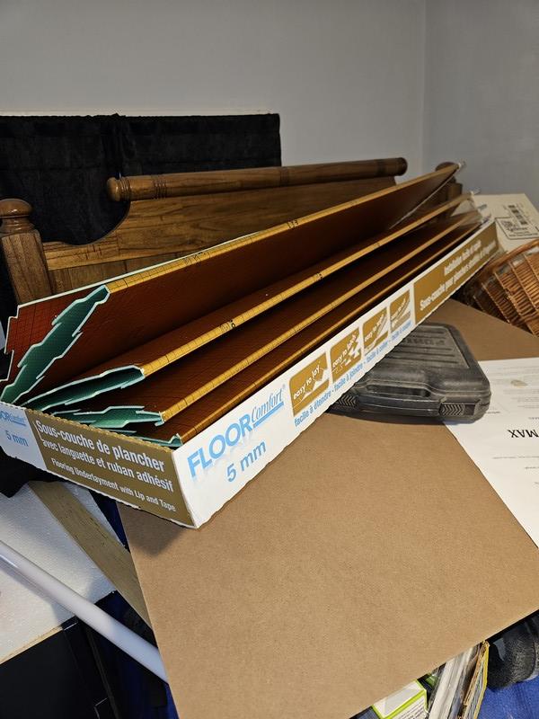 FloorComfort 4-ft W x 25-ft L x 5-mm T Premium Foam Moisture Resistant ...