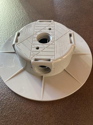 Hubbell Bell PVC Weatherproof New Work/Old Work Ceiling Fan Electrical ...