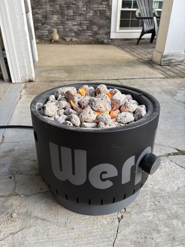 Werph 17-in W 58000 Maximum BTUs Steel Round Portable Liquid propane ...