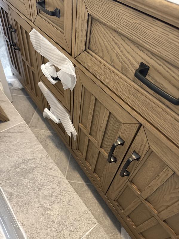 allen + roth Cantrell 30-in Oak Undermount Single Sink Bathroom Vanity ...