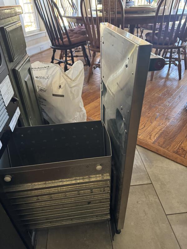 KitchenAid 15-in Stainless Steel Undercounter Trash Compactor ...