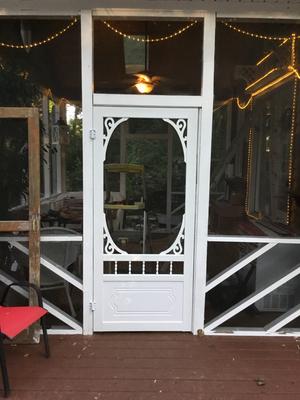 Screen Tight Belle Harbour Universal reversible Hinged Screen door 30 ...