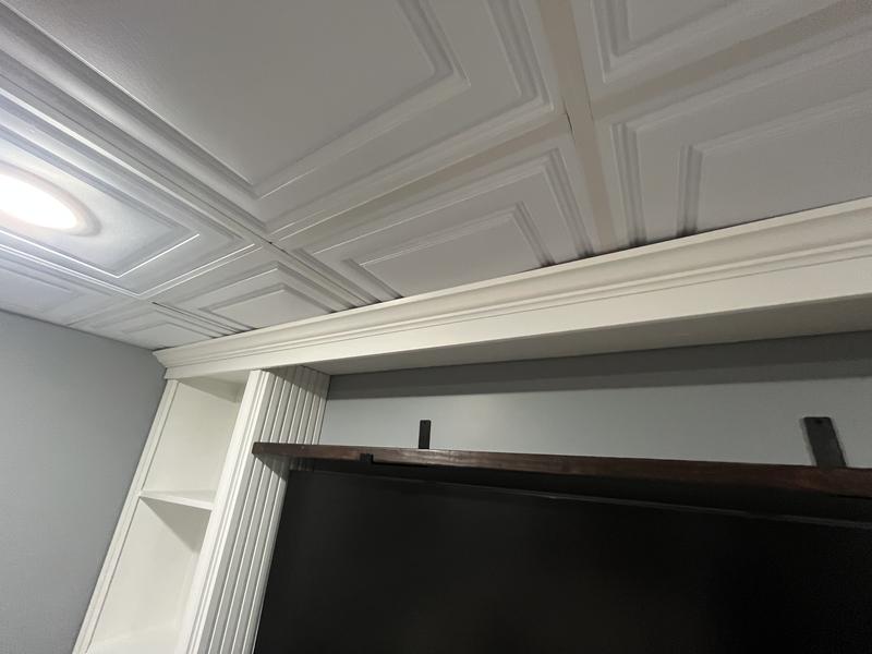 11/16-in x 4-3/4-in x 8-ft Finished Soft Touch Black MDF Tongue and ...
