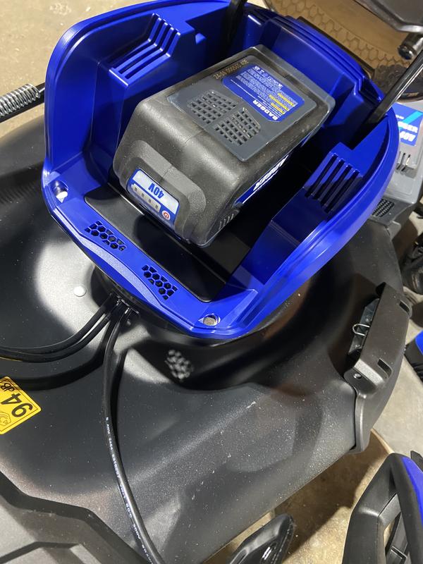 Wild Badger Power Cordless 40-volt, 21-in Self Propelled Battery Walk ...