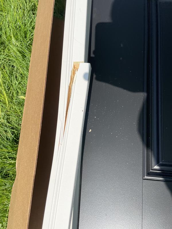 Masonite 36-in x 80-in x 4-9/16-in Fiberglass Right-hand inswing Fox ...