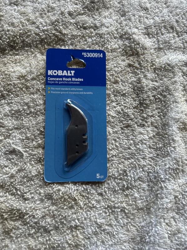 Kobalt Carbon Steel 5.5Mm Hook Utility Razor Blade(5-Pack) 54388 at ...