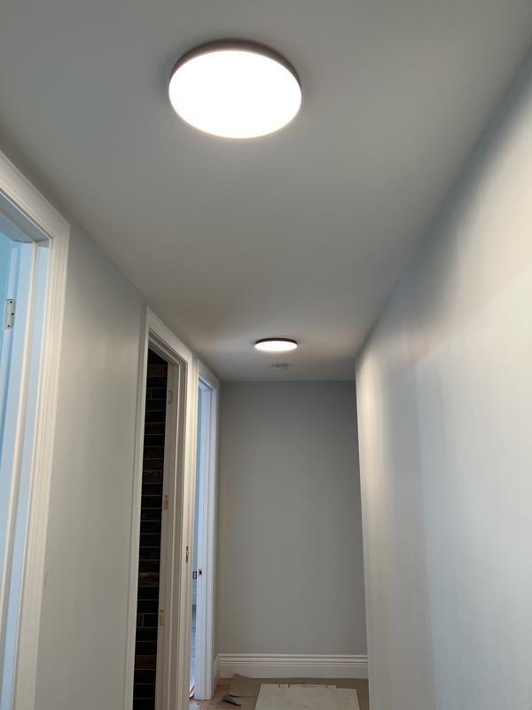 Maxim Lighting Trim 1-Light Matte Black LED Flush Mount Light ENERGY ...